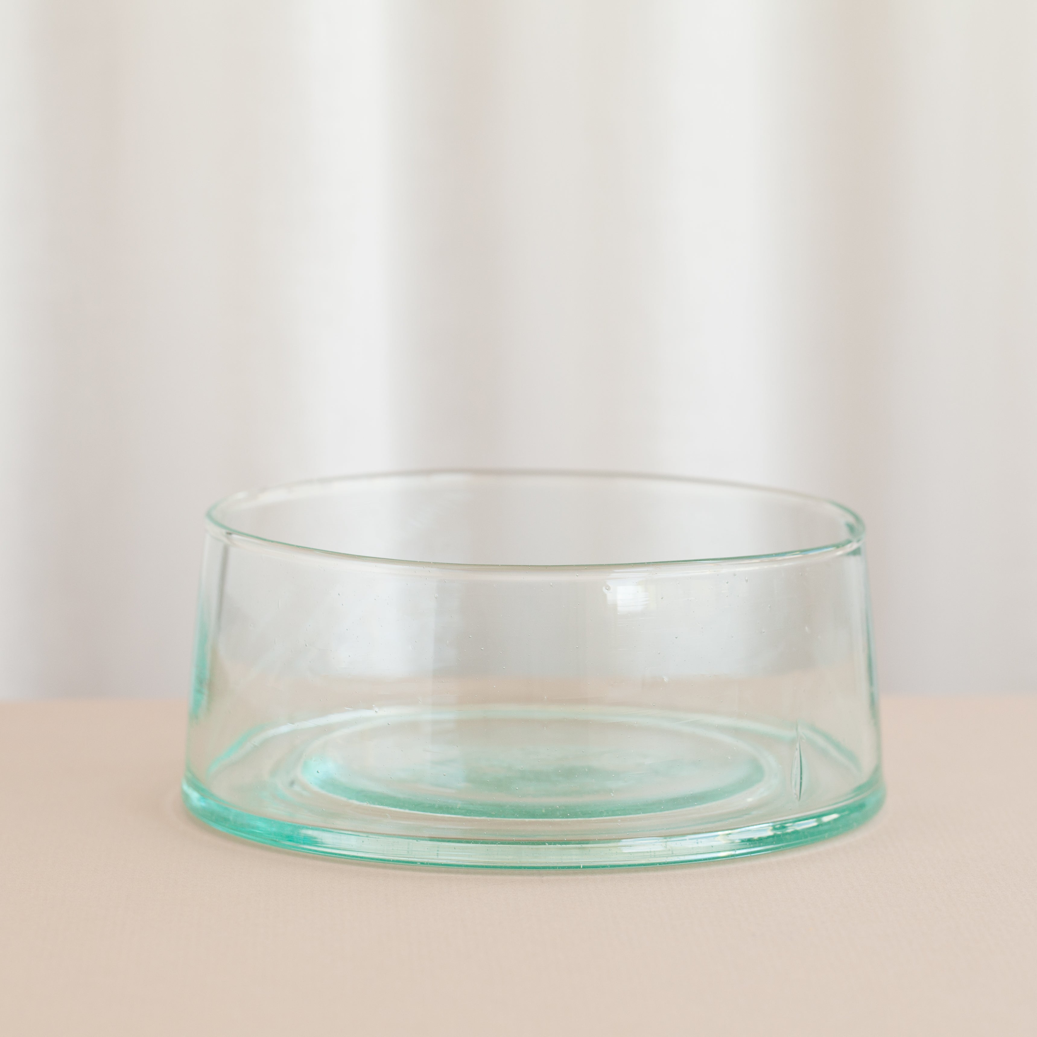 Recycled Glass Low Dish – Water Lane